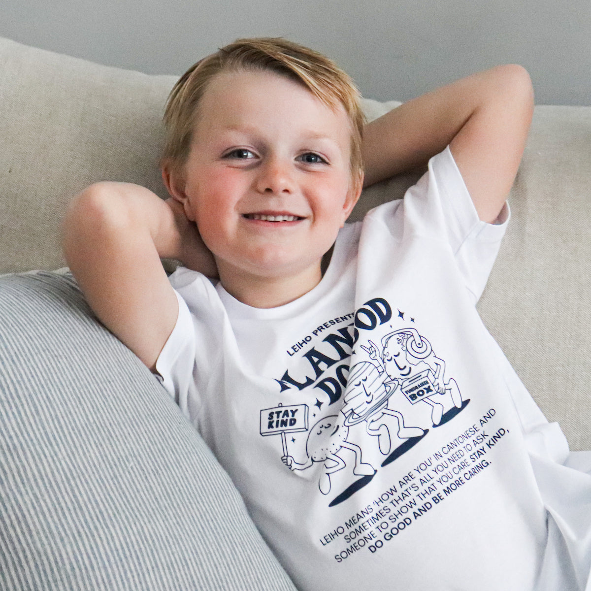 Planet Do Good White Organic Cotton Kids Graphic T-shirt – Leiho